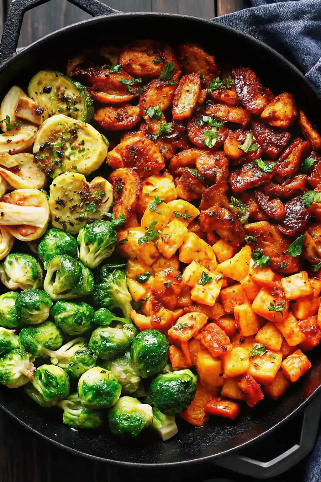 One-Pan Autumn Chicken Dinner with Roasted Vegetables - Recipe Joys