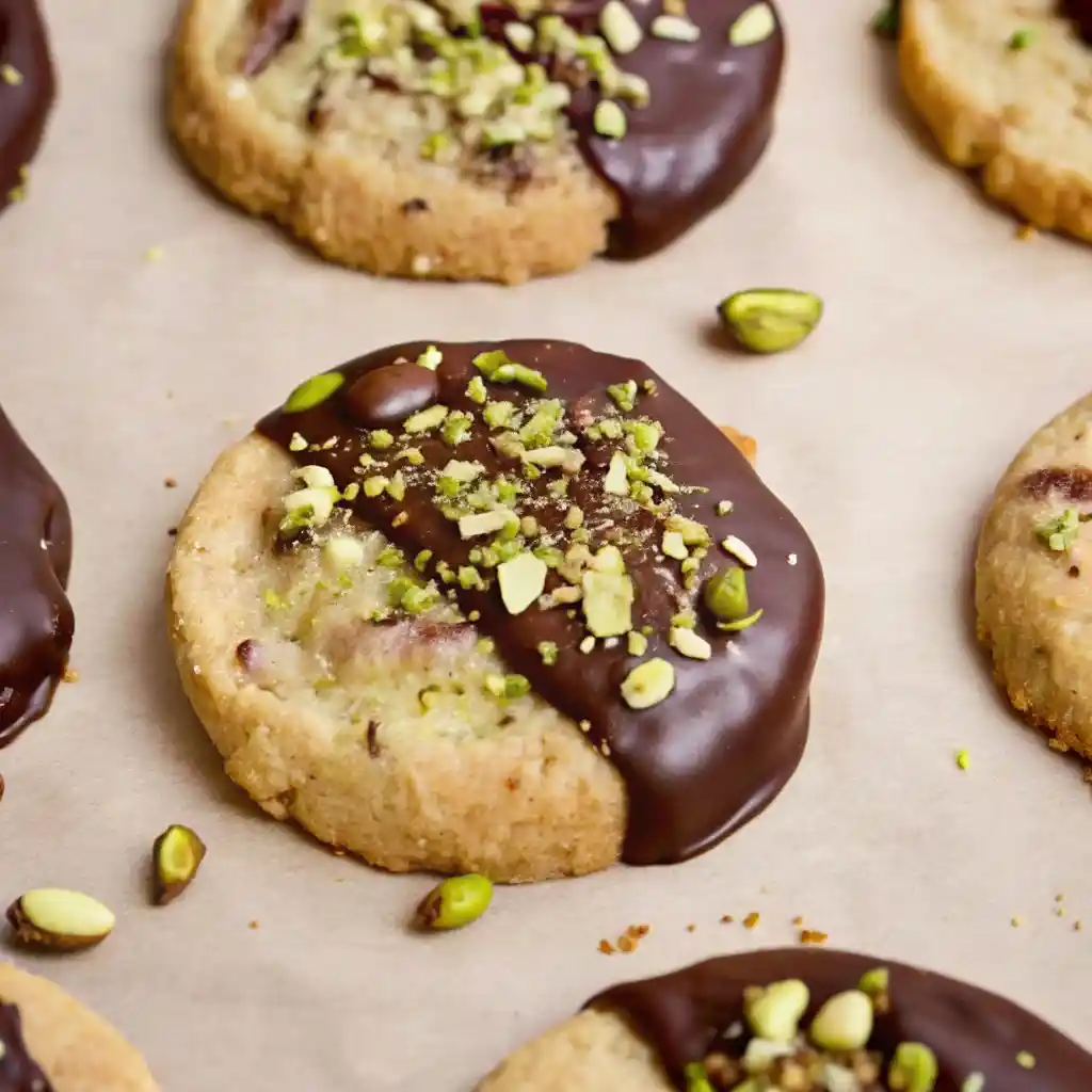 Pistachio Shortbread Cookies (Buttery, Slice & Bake Recipe)